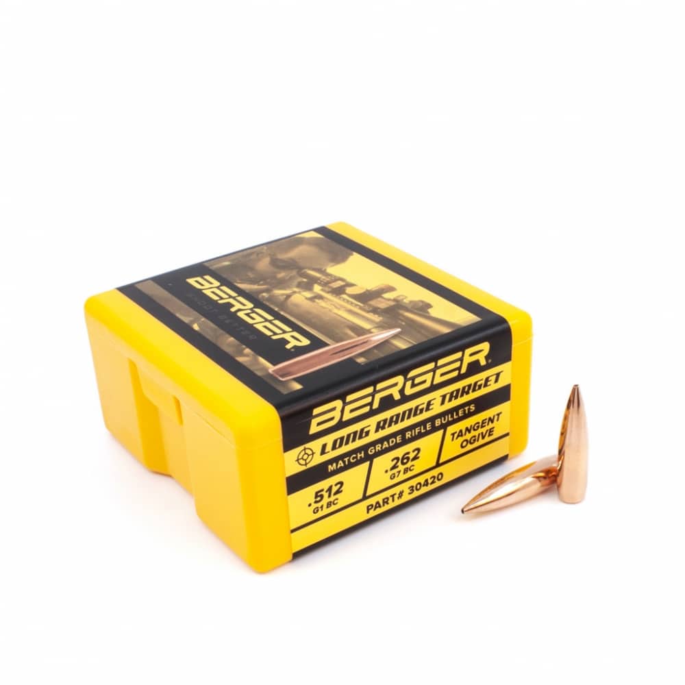 Berger Bullets - 30 Caliber - 175 Grain - Match Long Range BT Target ...