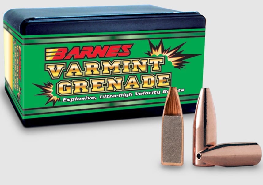 Barnes Bullets - 20 Caliber - 26 Grain - Varmint Grenade HP FB Lead ...