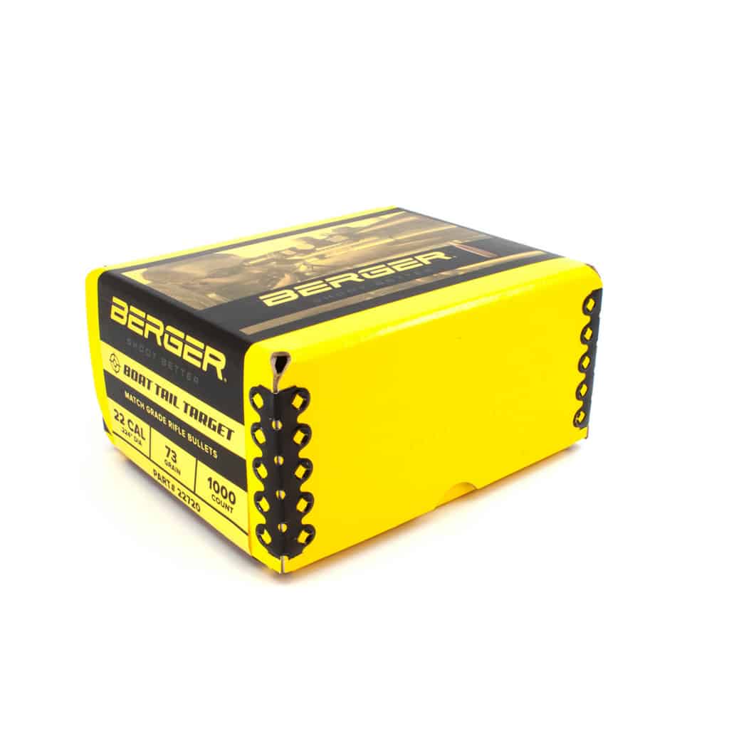 Berger Bullets - 22 Caliber - 73 Grain - BT Target (1,000 Pk) | Bruno ...