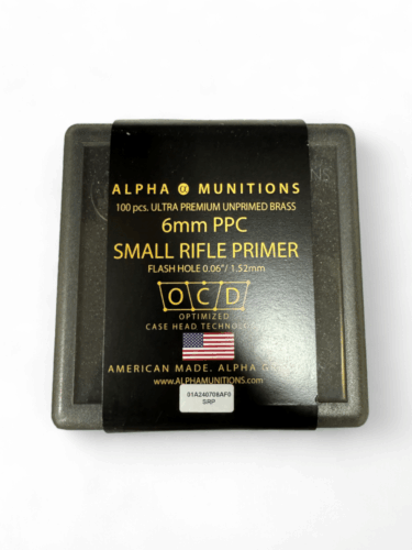 Alpha Munitions Brass - 6mm PPC (100) | Bruno Shooters Supply