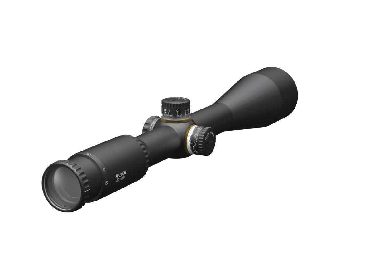 March Scope - High Master 40x-60x52 - LR 1/16 Raised Dot Reticle - 1/8 ...
